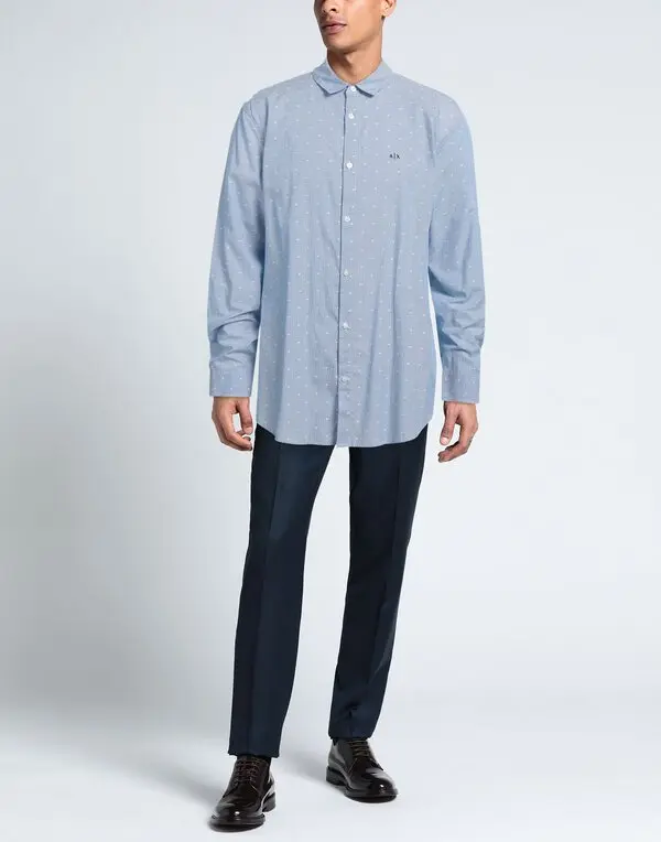 Armani Exchange Shirt Size Cotton - Blue