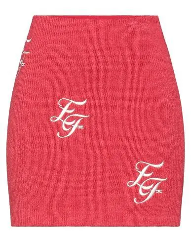 Elisabetta Franchi Mini Knitted Pencil Skirt - Red
