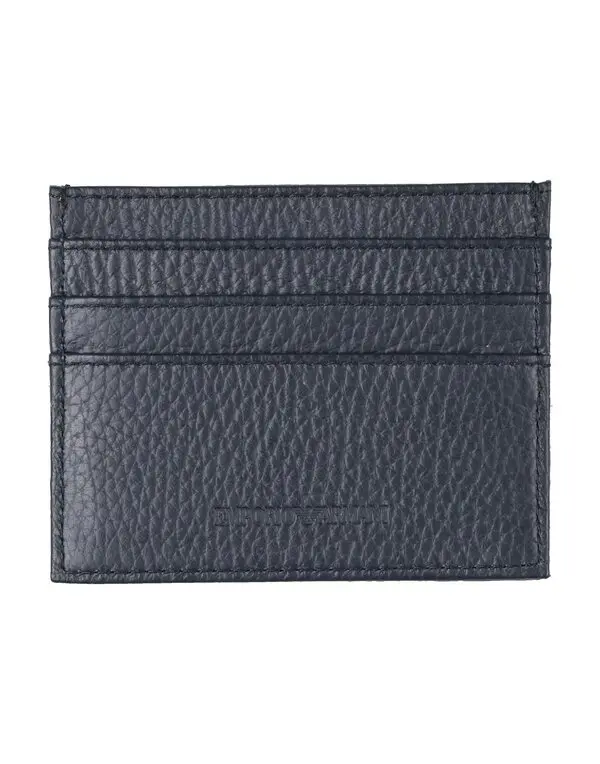 Emporio Armani Cardholder Calfskin - Navy