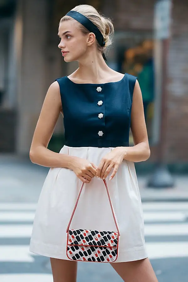 moon river black dress When You Think of Me Babydoll Mini Dress main image 0