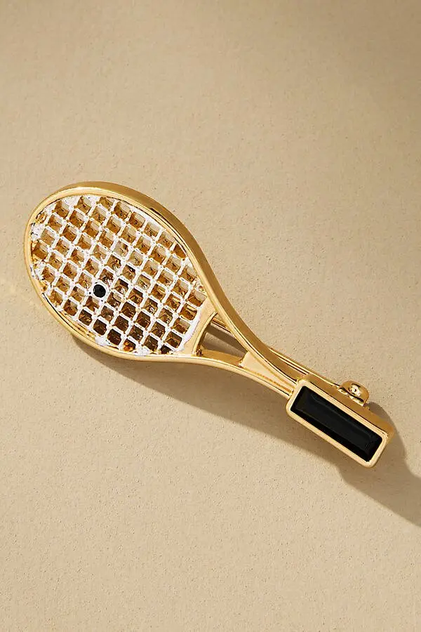 Anthropologie Sports Icon Brooch - Tennis