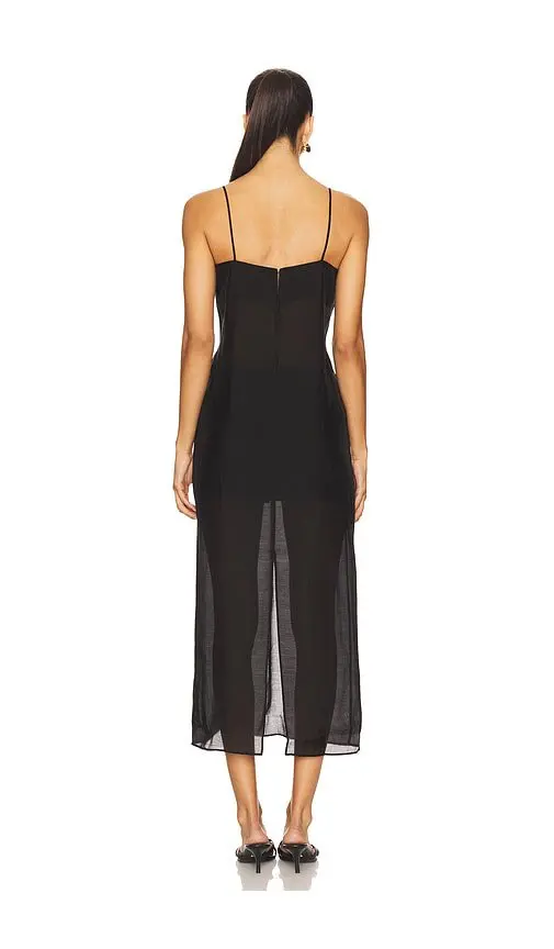 EAVES Ettore Maxi Dress - Black