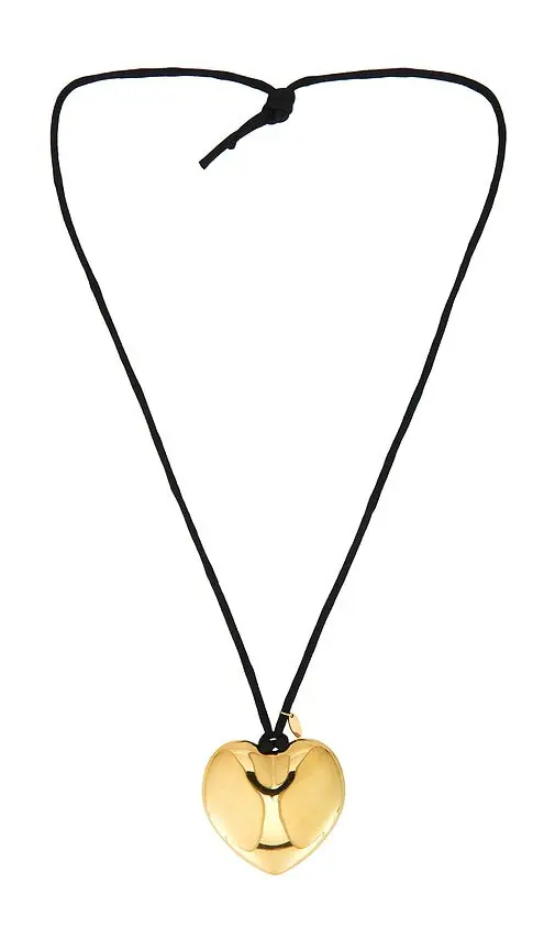 Maison Irem Big Heart Pendant Necklace - Gold