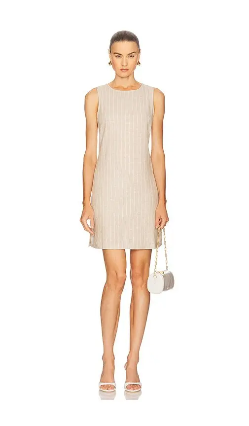WeWoreWhat x REVOLVE A Line Muscle Dress in Taupe - size S