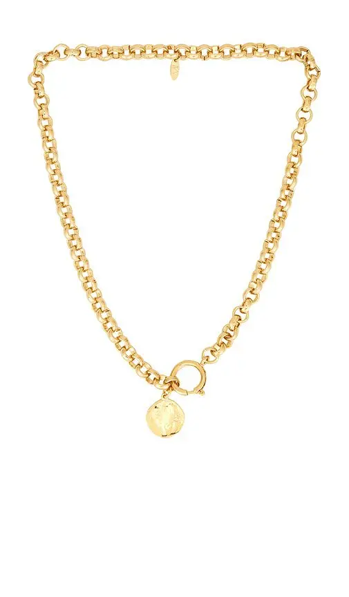 Maison Irem Iris Pendant Necklace - Gold
