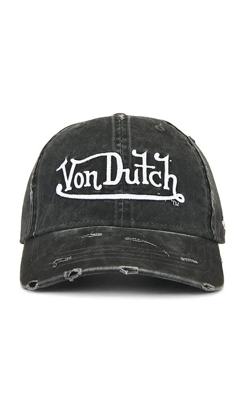 VON DUTCH Cycled Dad Cap - Black