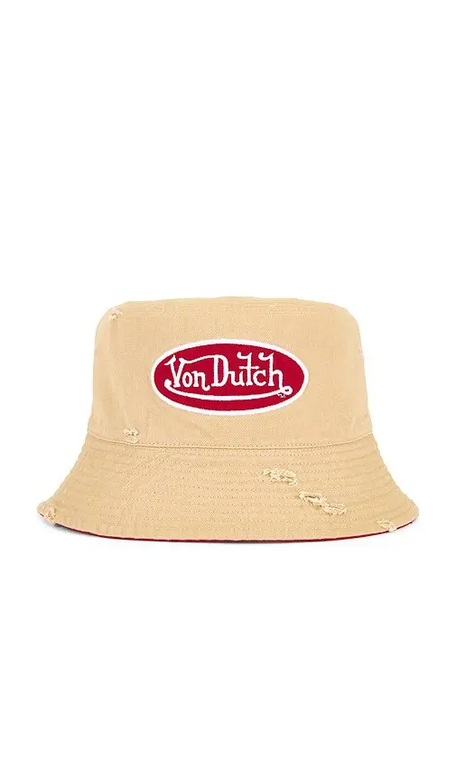 VON DUTCH Bucket Hat - Khaki