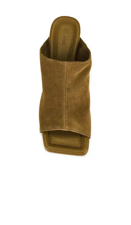 ST. AGNI Suede Arc Wedge