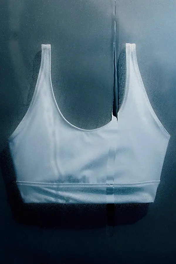 Free People Win Win Scoop Neck Sports Bra - White