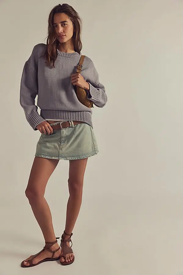 Free People Melvin Pullover - True Grey