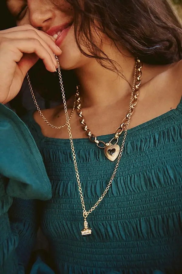 Free People Zehnder Layer Necklace - Gold