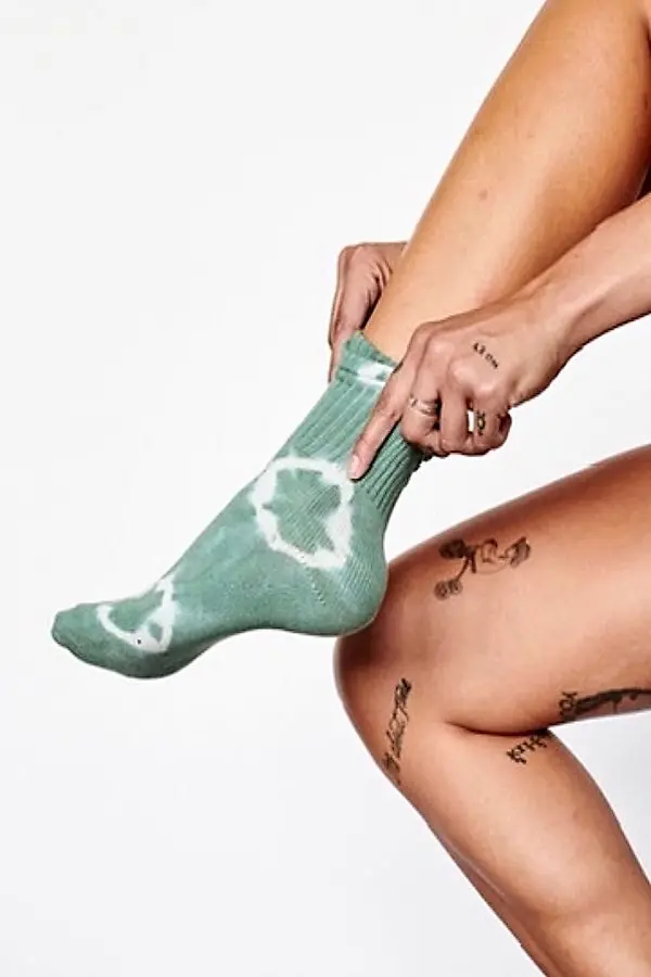 LAYLI DYES HARD Hand-dyed Cotton Crew Socks