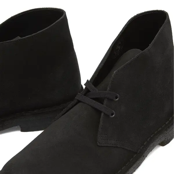 Clarks Desert Boots - Black Suede