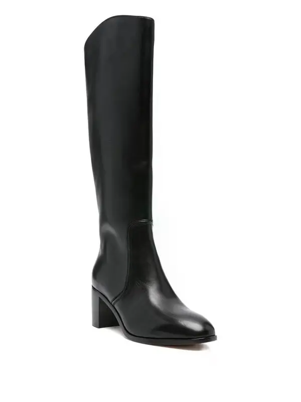 Ralph Lauren 60mm Leather Knee Boots