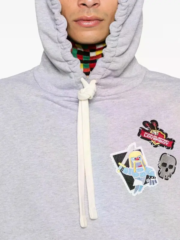 CHARLES JEFFREY Barbarian-patch Hoodie