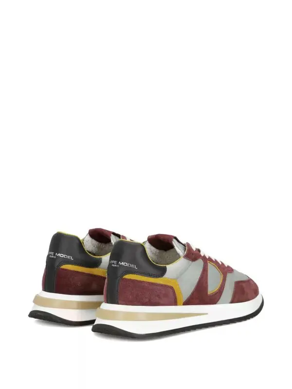Philippe Model Suede Panelled Low Top Sneakers
