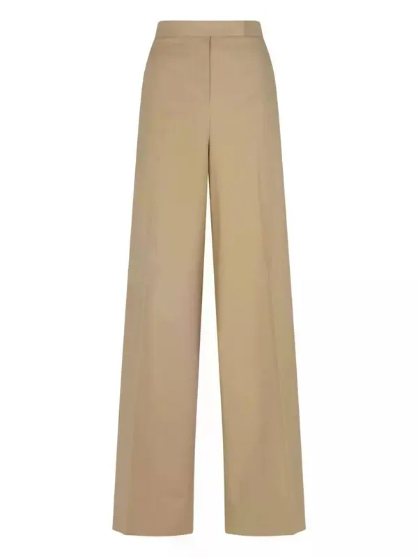 Max Mara Cotton High-waist Trousers