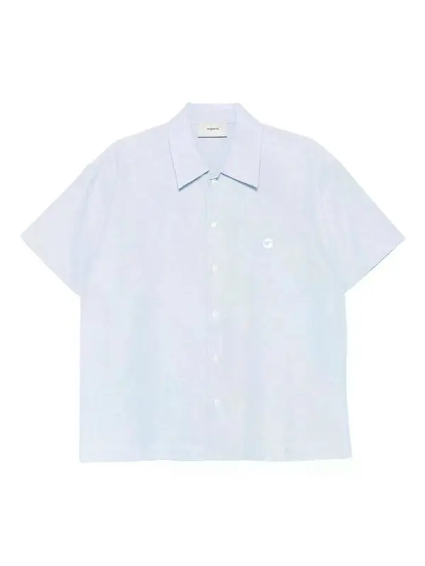 Coperni Embroidered-logo Short-sleeve Shirt
