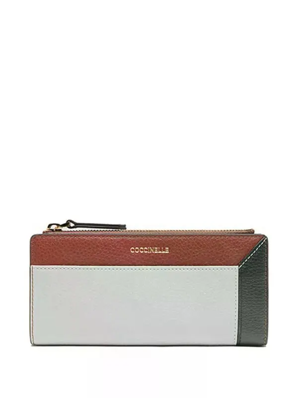 COCCINELLE Loreen Zip-fastening Panelled Wallet - White