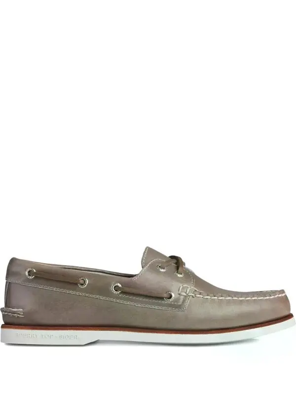 Sperry Leather Boat Shoes - Grey