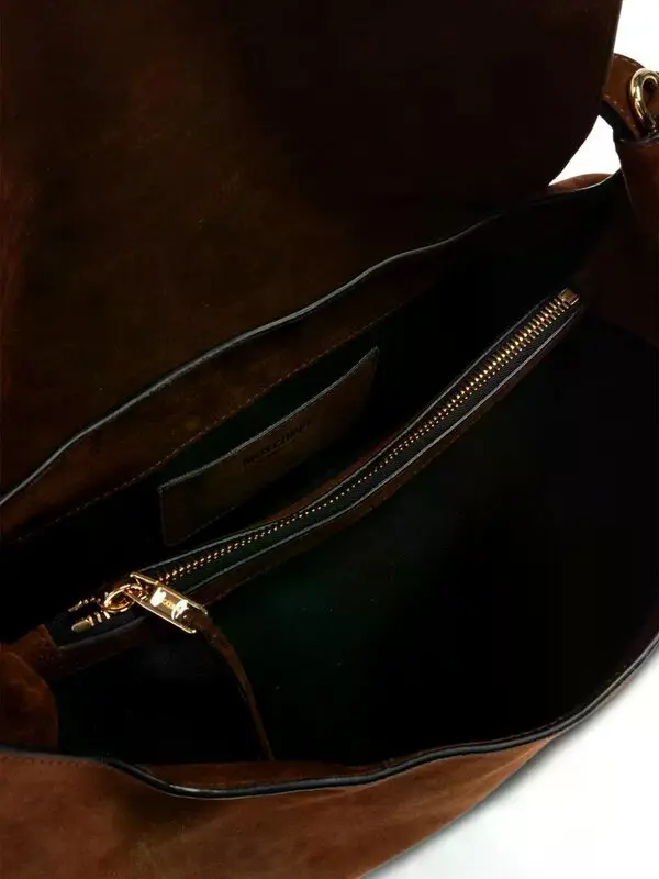 Moschino Handle Detail Crossbody Bag - Brown