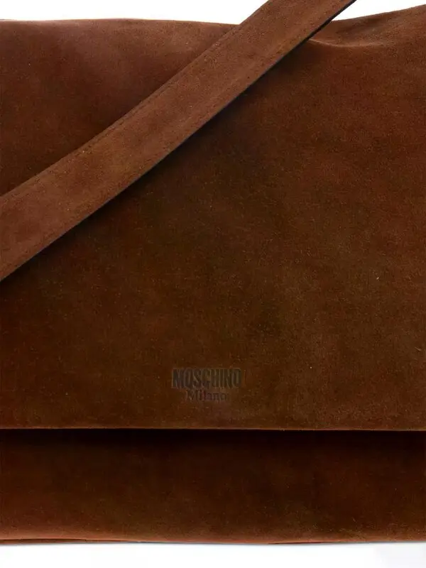 Moschino Handle Detail Crossbody Bag - Brown