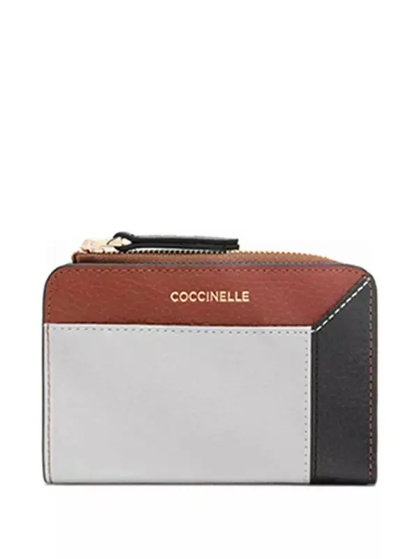 COCCINELLE Loreen Zip-fastening Panelled Purse - White