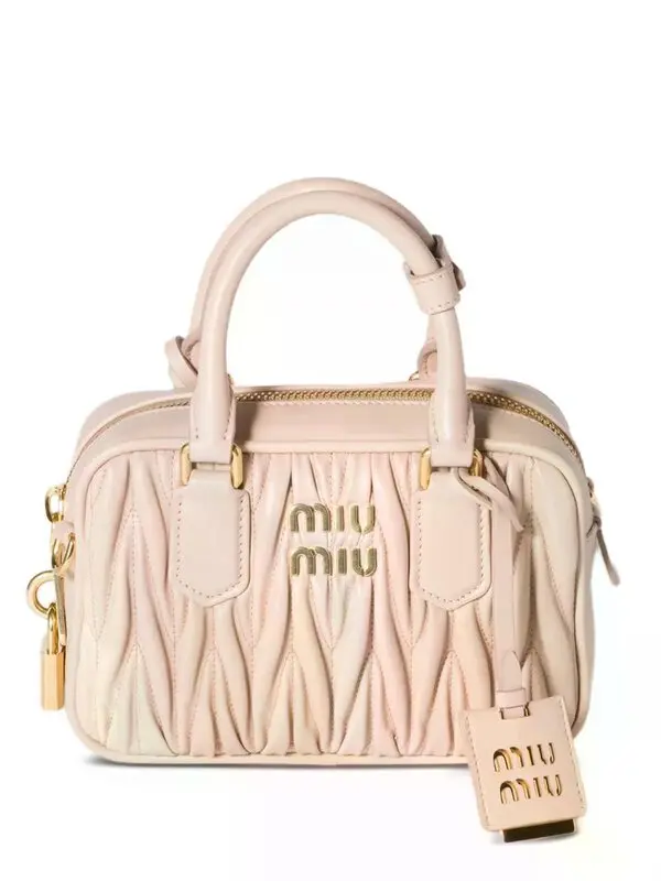 Miu Miu Mini Arcadie Matelassé Leather Bag