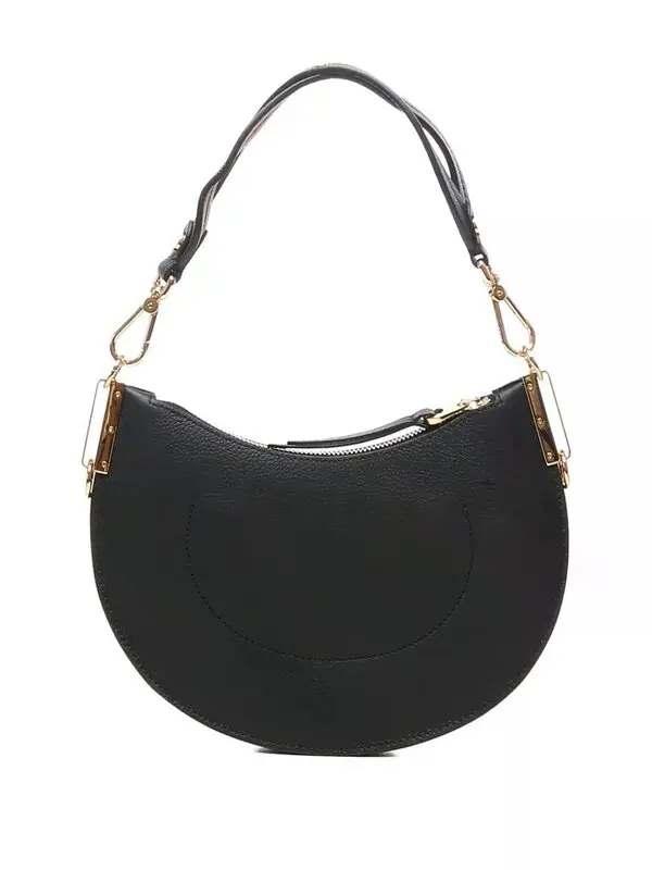 COCCINELLE Small Sunup Half-moon Shoulder Bag - Black