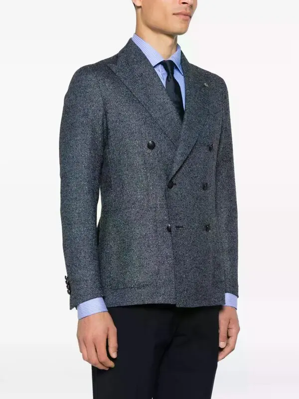 Tagliatore Double-breasted Blazer - Blue