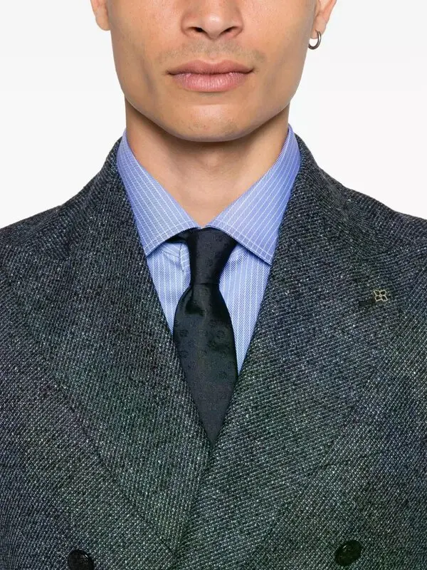 Tagliatore Double-breasted Blazer - Blue