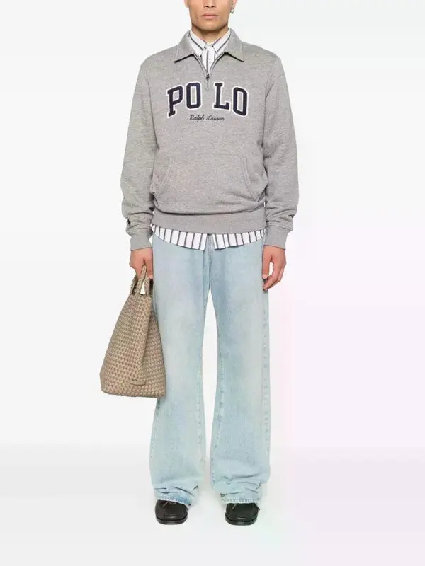 Polo Ralph Lauren Polo-neck Sweatshirt - Grey