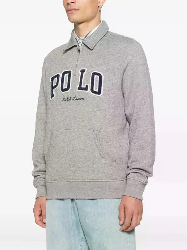 Polo Ralph Lauren Polo-neck Sweatshirt - Grey