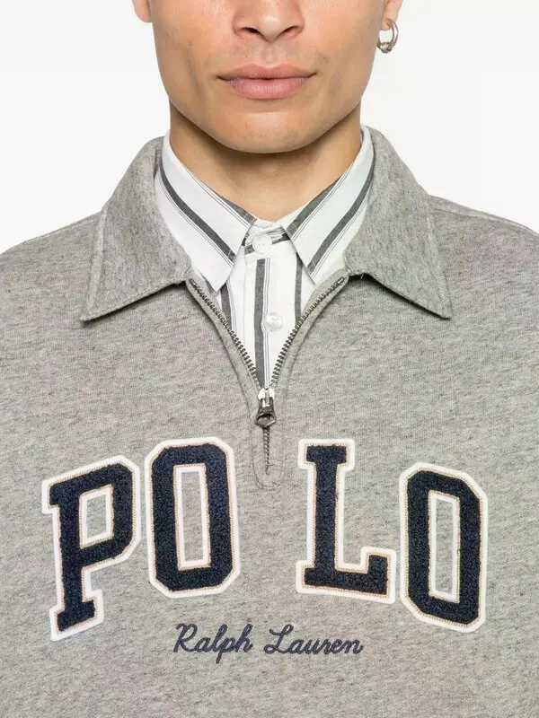 Polo Ralph Lauren Polo-neck Sweatshirt - Grey
