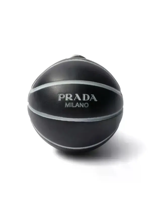 Prada Basketball Clip Earring - Black