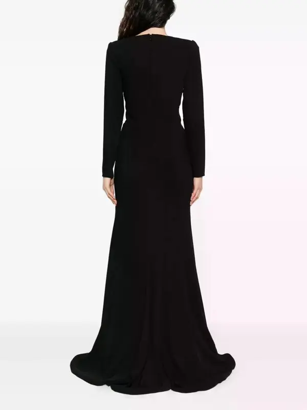 Costarellos Button-embellished Maxi Dress