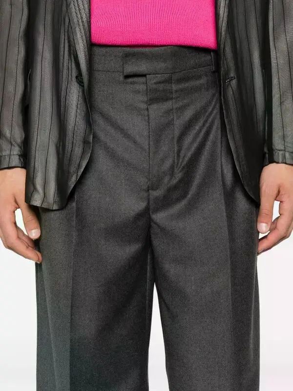 Ami Pleated Tab Trousers