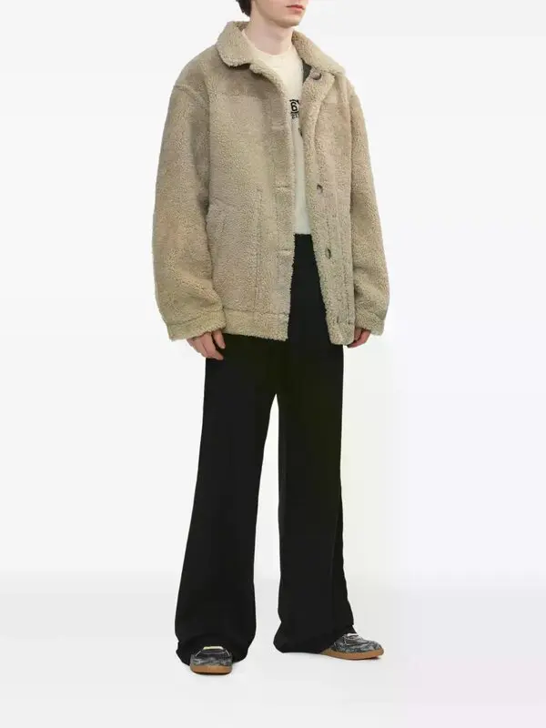 MAISON MARGIELA Lambskin Shearling-panel Jacket