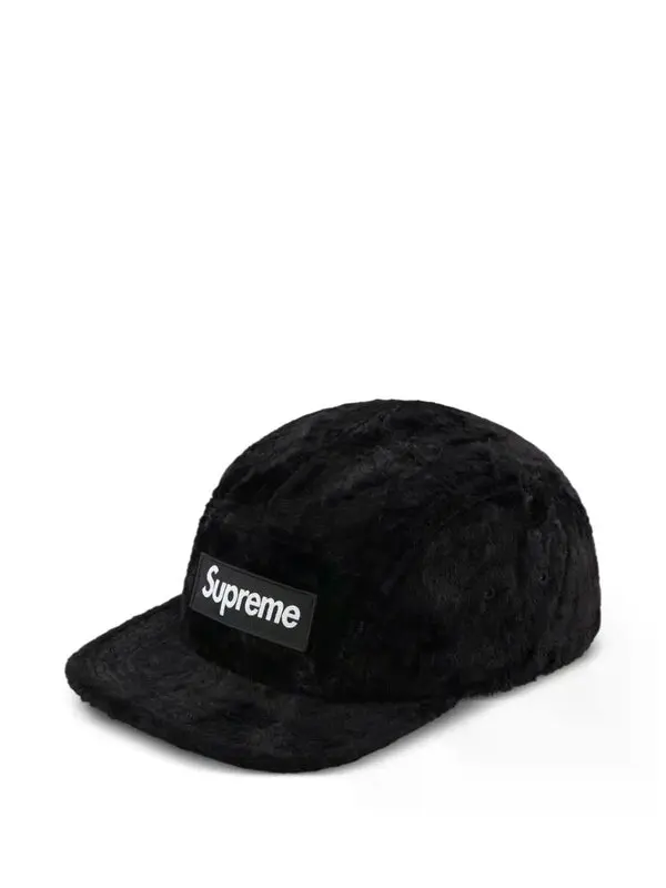 Supreme X Goodenough Crushed Rayon Camp Cap - Black