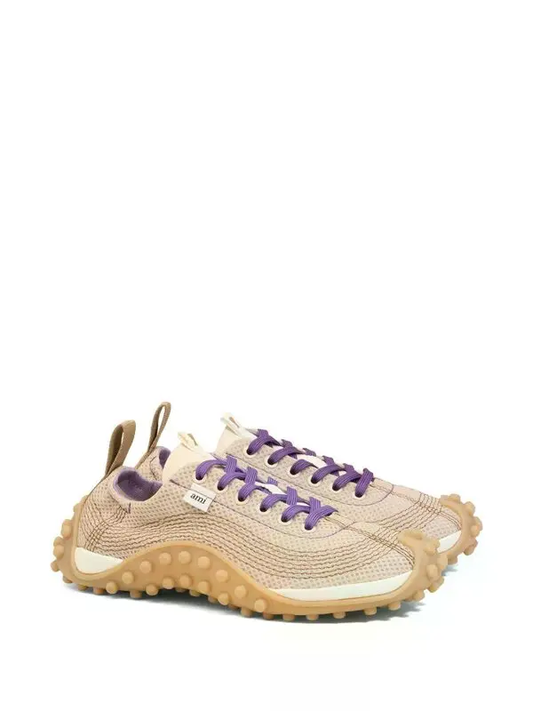 AMI Paris Mirage Mesh Sneakers - Neutrals