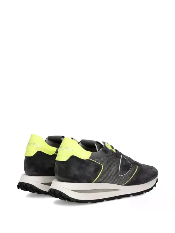 Philippe Model Tropez Haute Mesh-panelled Sneakers - Grey