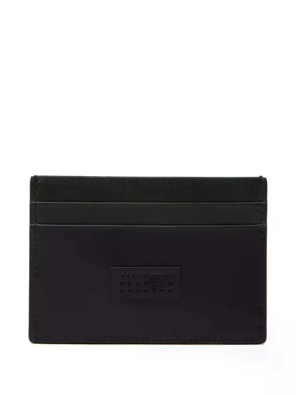 MAISON MARGIELA Logo-patch Cardholder - Black