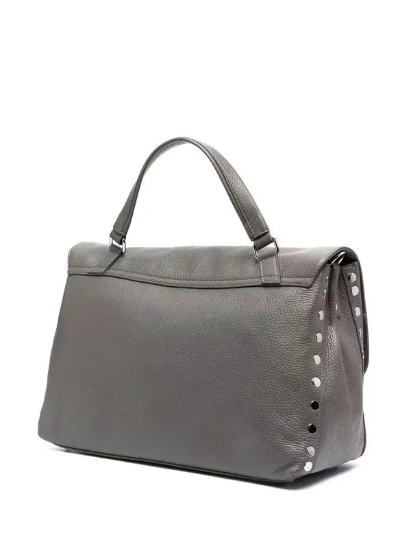 ZANELLATO Top Handle Tote Bag - Grey