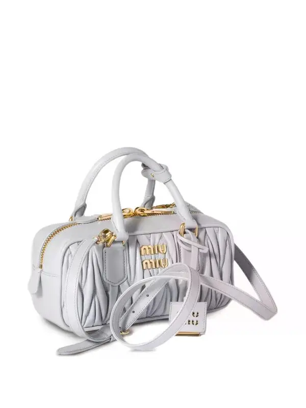 Miu Miu Arcadie Matelassé Leather Tote Bag