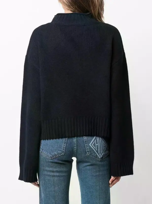 Extreme Cashmere Mock Neck Jumper