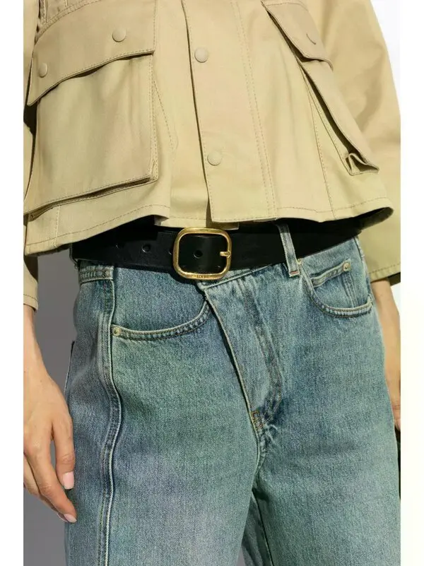 Loewe Logo-engraved Leather Belt