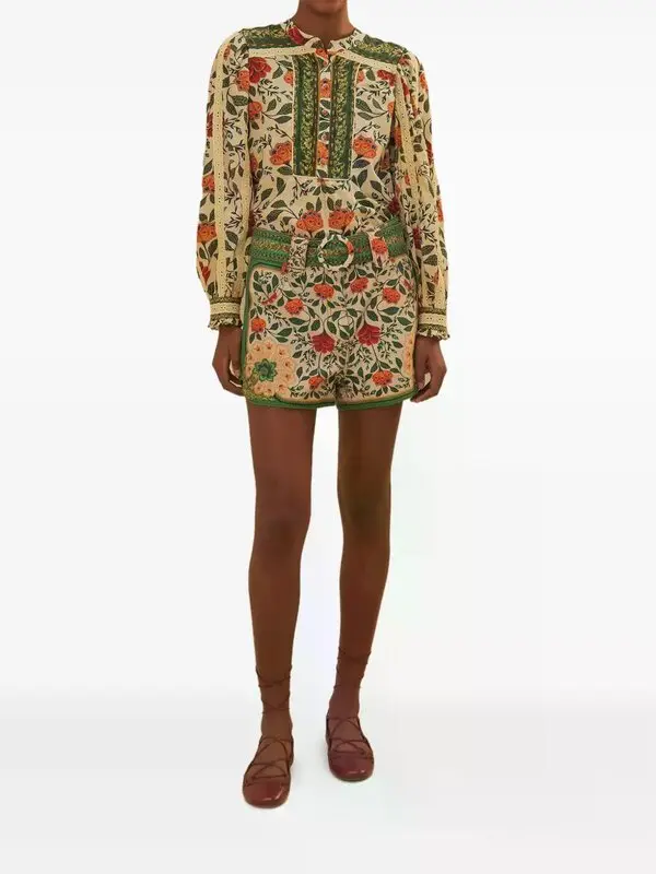 Farm Rio Floral-print Shorts