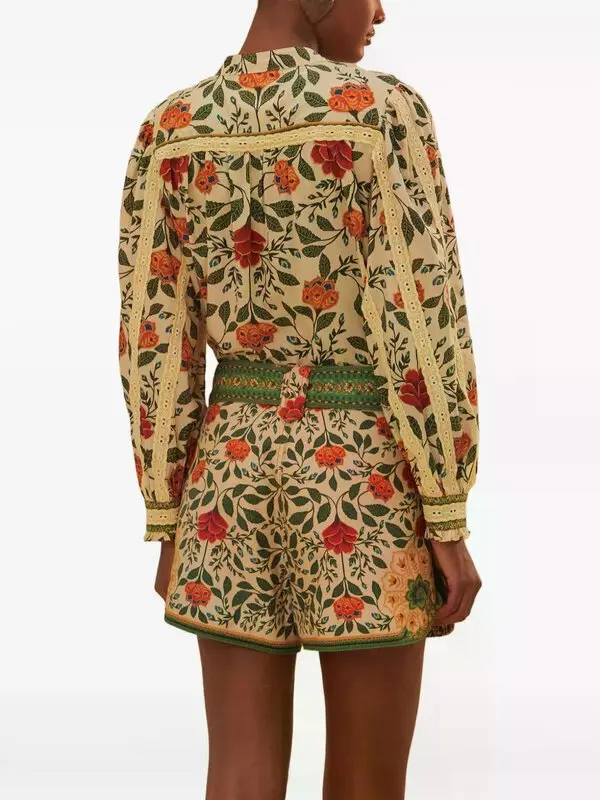 Farm Rio Floral-print Shorts