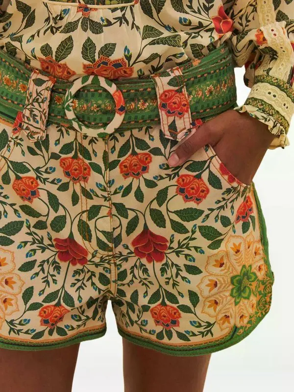 Farm Rio Floral-print Shorts