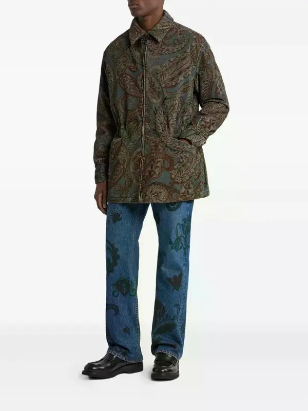 Etro Paisley Print Five-pocket Jeans